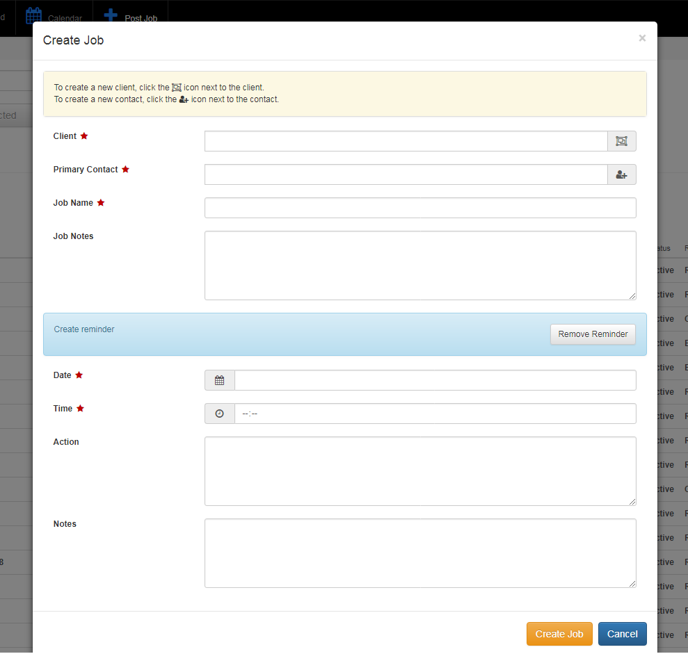 Jobs | MARS Application